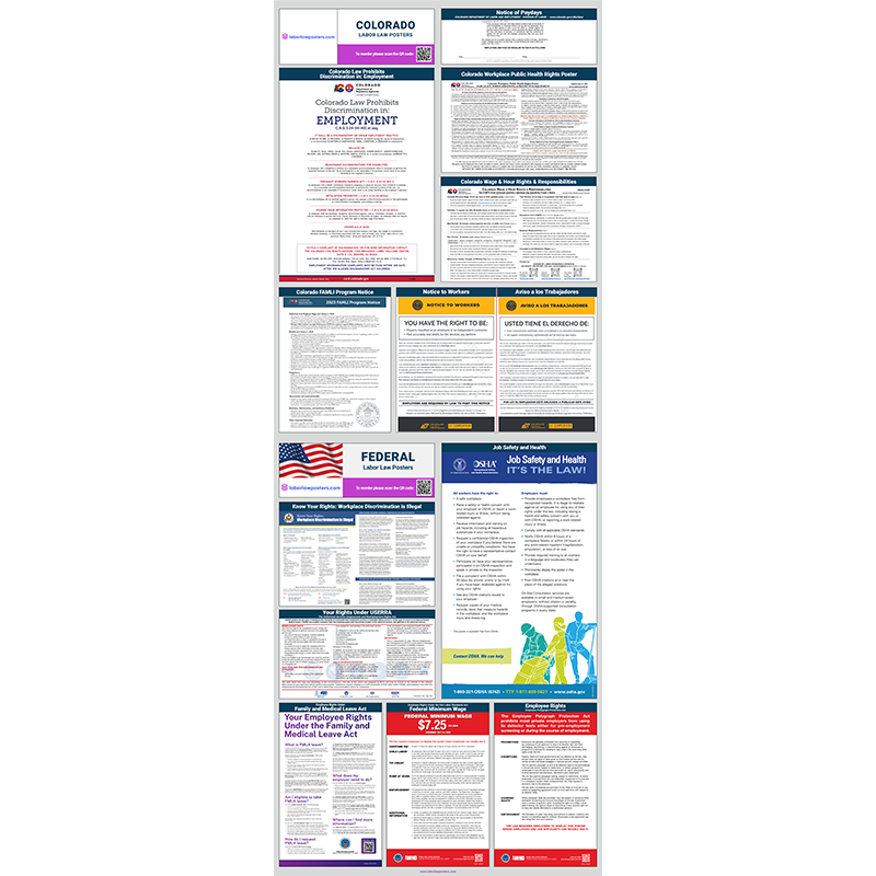 Colorado Labor Law Posters | Meets State & Federal Requirements ...
