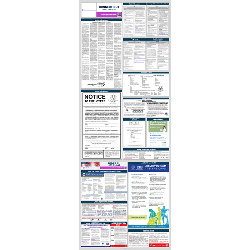 Connecticut Labor Law Posters | Meets State & Federal Requirements ...