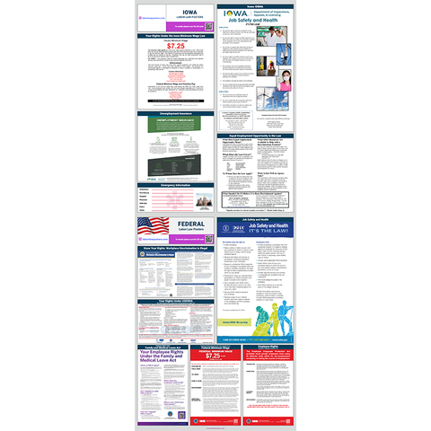 Iowa Labor Law Posters | Meets State & Federal Requirements ...