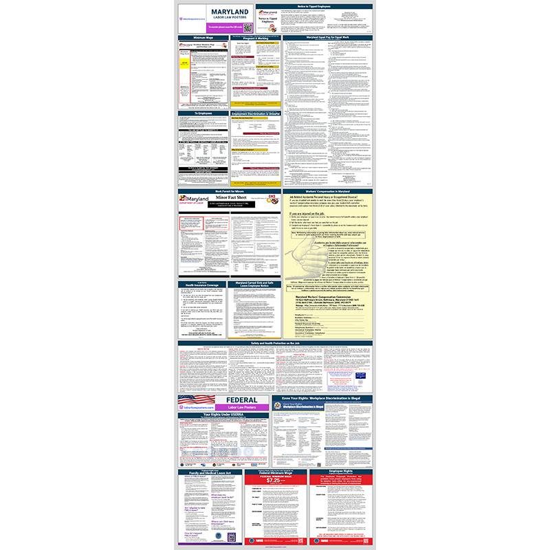 Maryland Labor Law Posters | Meets State & Federal Requirements ...