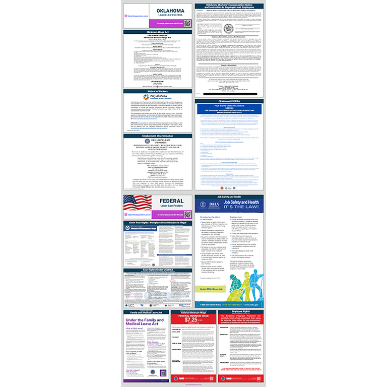 Oklahoma Labor Law Posters | Meets State & Federal Requirements ...
