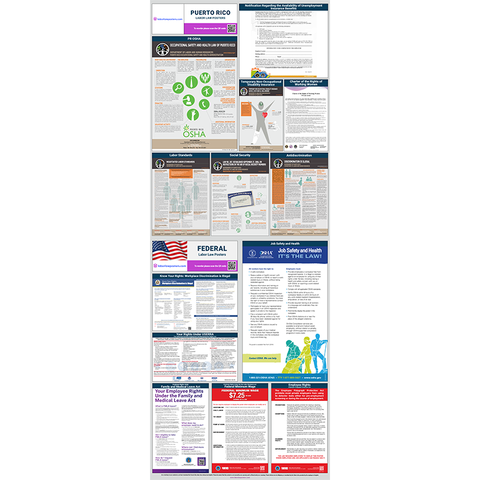 Puerto Rico Labor Law Posters | Meets State & Federal Requirements ...